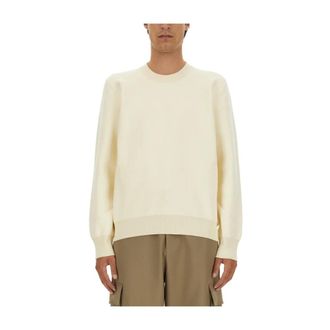 Off-white Logo Sweatshirt - - Sweatshirts & Hoodies - Herren - Wei&szlig; - XL