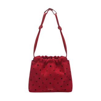 Manu Atelier Romy Pouch Perforated - - Bags - Damen - Rot - ONE SIZE