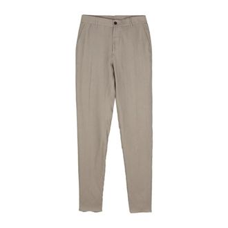 PESERICO Salbeigr&uuml;ne Leinenhose - - Trousers - Herren - Gr&uuml;n - 2XL