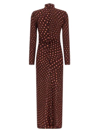 Stella McCartney Womens Bordeaux Polyamide Long Dress