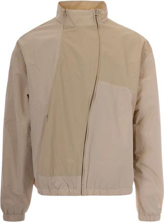 Arte Homme, Vestes, Brun, Taille: M Curve Zipper Jacket