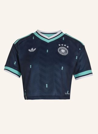 adidas Deutschland 2026 Ausw&auml;rtstrikot, K&uuml;rzer Geschnitten blau