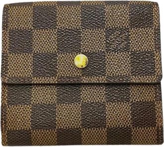 Louis Vuitton Pre-owned Portefeuille Elise Damier Ebene Wallet - Femme - Pre-owned - Brun - Taille: ONE Size