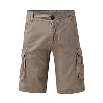 Generic Pantalon cargo pour homme, pantalon de jogging d&eacute;t&eacute; d&eacute;contract&eacute; de couleur unie, short droit, poche boutonn&eacute;e, tendance, ample, 2026, kaki, XL