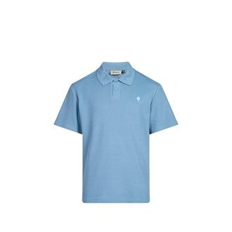 Faguo Polo &agrave; manches courtes en coton piqu&eacute; textur&eacute;