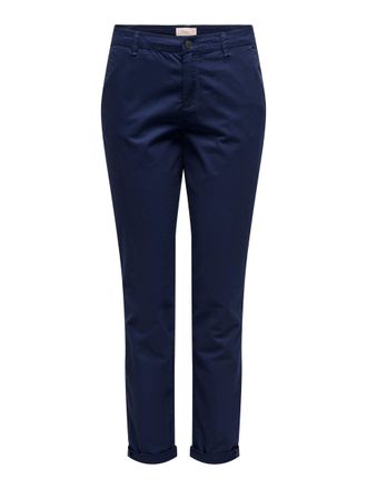 Only Damen ONLPARIS REG Chino Pant PNT NOOS Hose, Navy Blazer, 36/30