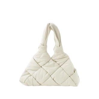 Bottega Veneta Pre-owned Padded Lock Tote - - Pre-owned - Damen - Wei&szlig; - ONE SIZE