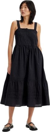 Levi's Midikleid f&uuml;r Damen, Eckiger Ausschnitt, &Auml;rmellos (Kaviar)