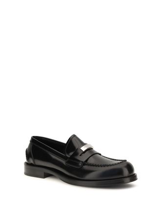 Dolce & Gabbana Calfskin Leather Loafers - Black