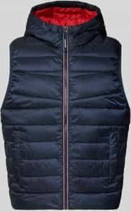 Jack & Jones Steppweste mit Kapuze und Eingrifftaschen