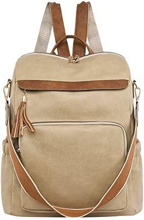 Generic Sac &agrave; Dos en Cuir &Eacute;l&eacute;gant pour Femmes &Eacute;tudiantes et Professionnelles - Confort Optimal et Style Moderne