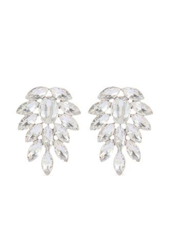 Susan Caplan Vintage boucles doreilles Rediscovered serties de cristaux (ann&eacute;es 2000) - Argent