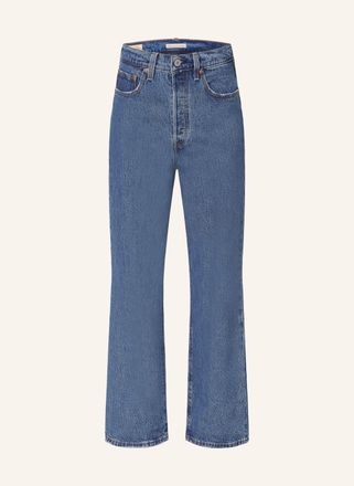 Levi's Straight Jeans Ribcage Straight Ankle blau