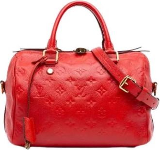 Louis Vuitton Pre-owned Speedy Bandouliere 25 - Femme - Pre-owned - Rouge - Taille: ONE Size