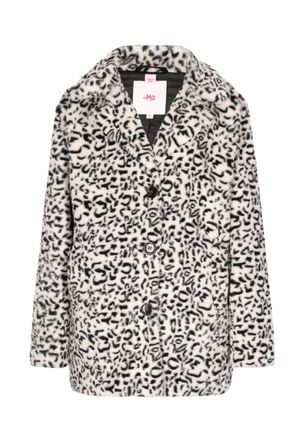 Mymo Mantel Damen weiss schwarz