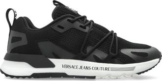 Versace Jeans Couture Homme, Chaussures, Noir, Taille: 45 EU Chaussures de sport avec logo imprim&eacute;