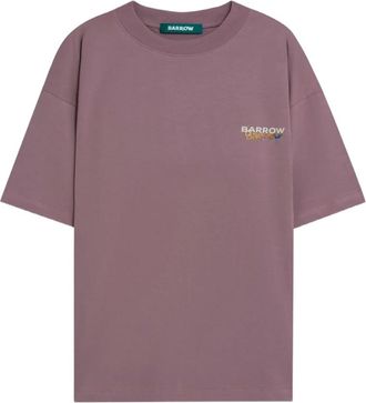 Barrow Barrow, Homme, Tops, Rose, Taille: L T-Shirt Jersey
