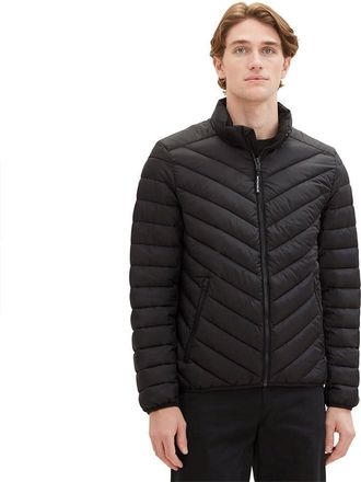 Tom Tailor Herren Lightweight Steppjacke mit Stehkragen