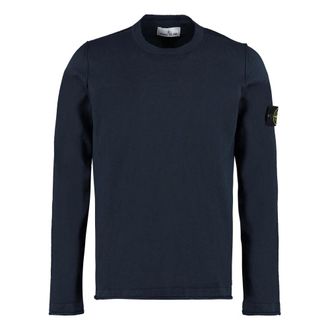 Stone Island Homme, Pulls, Bleu, Taille: 2XL Pull col rond avec logo