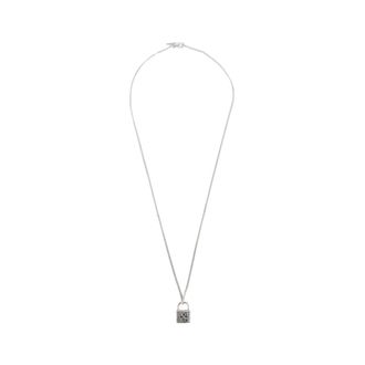 Emanuele Bicocchi Logo Lock Necklace