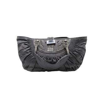Dior Pre-owned Pleated Pliss&eacute; Tote - - Pre-owned - Damen - Grau - ONE SIZE