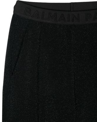 Balmain Jersey Stretch Knit Trousers - Multicolor
