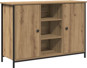 vidaXL Sideboard Eiche handwerklich 100 x 35 x 70 cm Holzwerkstoff Vidaxl