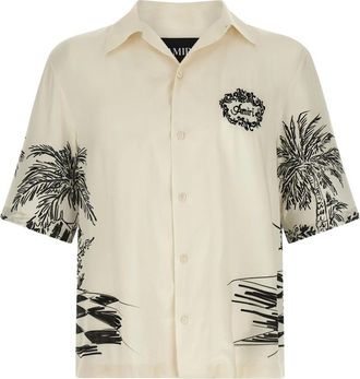 Amiri Homme, Chemises, Multicolore, Taille: XL Chateau Sketch Camp Shirt