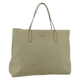 Prada Pre-owned Nylon Tote - - Pre-owned - Damen - Beige - ONE SIZE