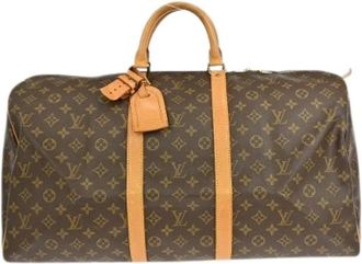 Louis Vuitton unisex, Pre-owned, Brun, Taille: ONE Size Sac Week-end en Toile Pre-owned