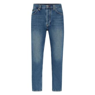 Philipp Plein Denim Hose Carrot Fit Iconic - - Jeans - Herren - Blau - W26
