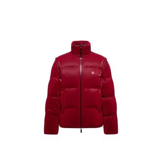 Moncler Rocky Jacke Blau/Rot - - Jackets - Herren - Rot - M