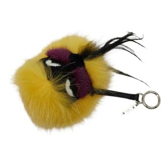Fendi Porte-cl&eacute;s vintage doccasion - Femme - Pre-owned - Jaune - Taille: ONE Size