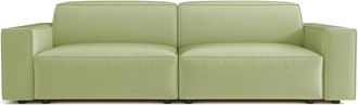 KAISER Modernes, modulares Zweisitzersofa California Hellgr&uuml;n 244 cm