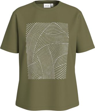 Vila Visybil Nature O-Neck S/S T-Shirt/Dfs
