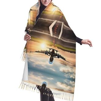 Generic Avion Femme Ch&acirc;le Wrap Longue Scarf Douce Ch&acirc;le Pour Automne Hiver Cadeau Mariage