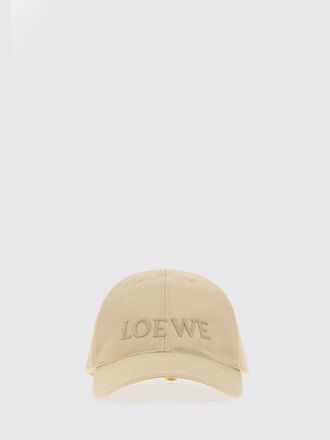 Loewe Casquette de baseball bicolore en serg&eacute; de coton avec logo brod&eacute;