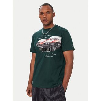 Guess T-Shirt M6YI45 K4231 Dunkelgr&uuml;n Regular Fit