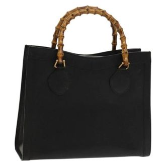 Gucci Pre-owned Cuir sacs-main - Femme - Pre-owned - Noir - Taille: ONE Size