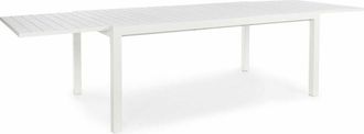 BIZZOTTO Ausziehbarer Tisch Atlantic aus Aluminium mit Platte f&uuml;r Garten und Veranda 180/270 cm -Weiss / Tische