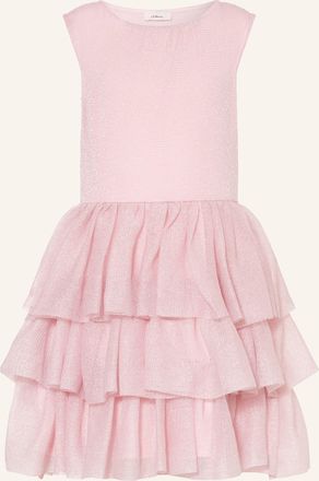 s.Oliver S.Oliver Red Kleid Mit Glitzergarn rosa
