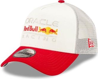 New Era A-Frame Snapback Trucker Cap - Red Bull Racing Beige