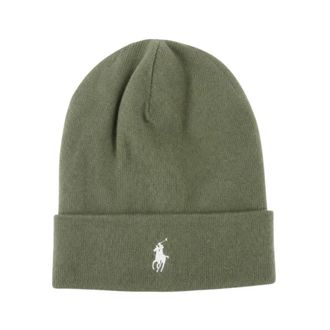 Ralph Lauren Bonnet en coton c&ocirc;tel&eacute; - Homme - Accessoires - Vert - Taille: ONE Size