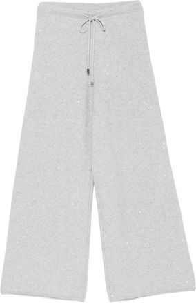Antonelli Sequin-embellished Drawstring Trousers