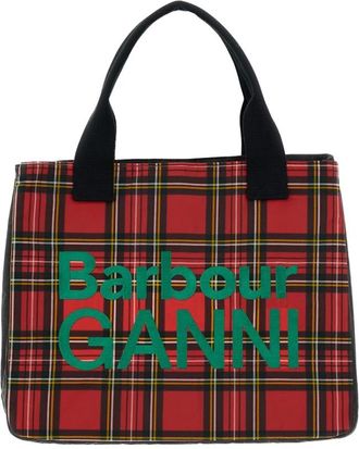 Barbour Femme, Sacs, Rouge, Taille: ONE Size Tote Bag avec Anses Tress&eacute;es