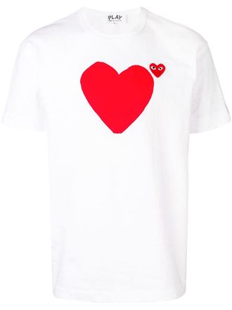 Comme Des Garçons t-shirt à logo imprimé - Blanc