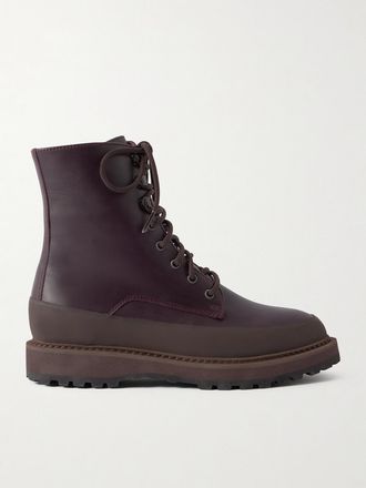 Le Monde Beryl Bottines En Cuir Dolomite - Violet