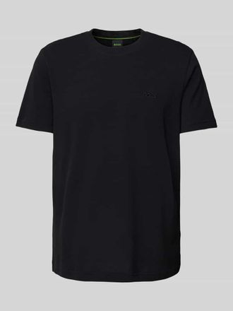 HUGO BOSS Regular Fit T-Shirt mit Label-Stitching Modell TADDY
