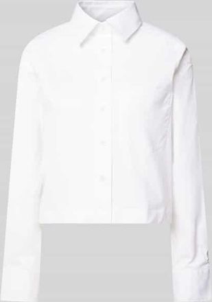 Closed Cropped Hemdbluse mit Knopfleiste