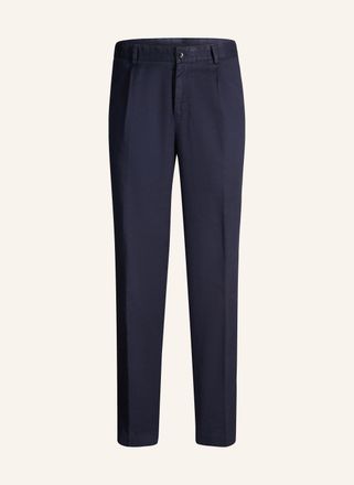 Joop Bundfaltenhose Loose Fit blau